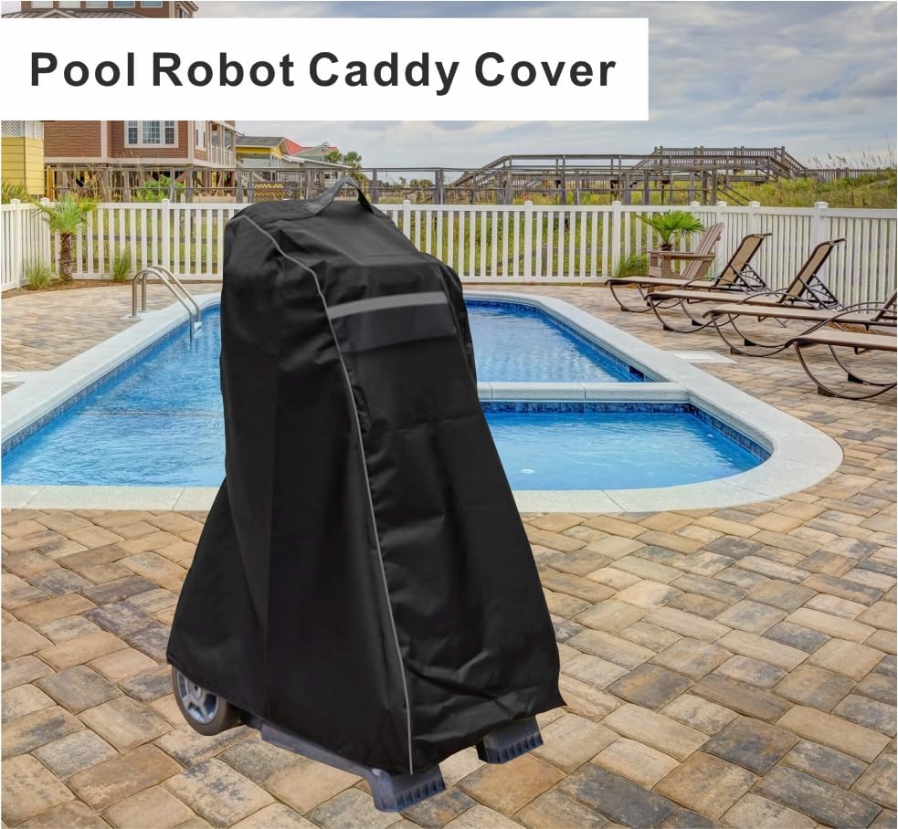Le Maple bleuCaddy Cover,Pool Vacuum Cover,Robotic Pool Cleaner Cover, Outdoor Waterproof Caddy Cover,Fits Most Brands Robotic Pool Cleaner