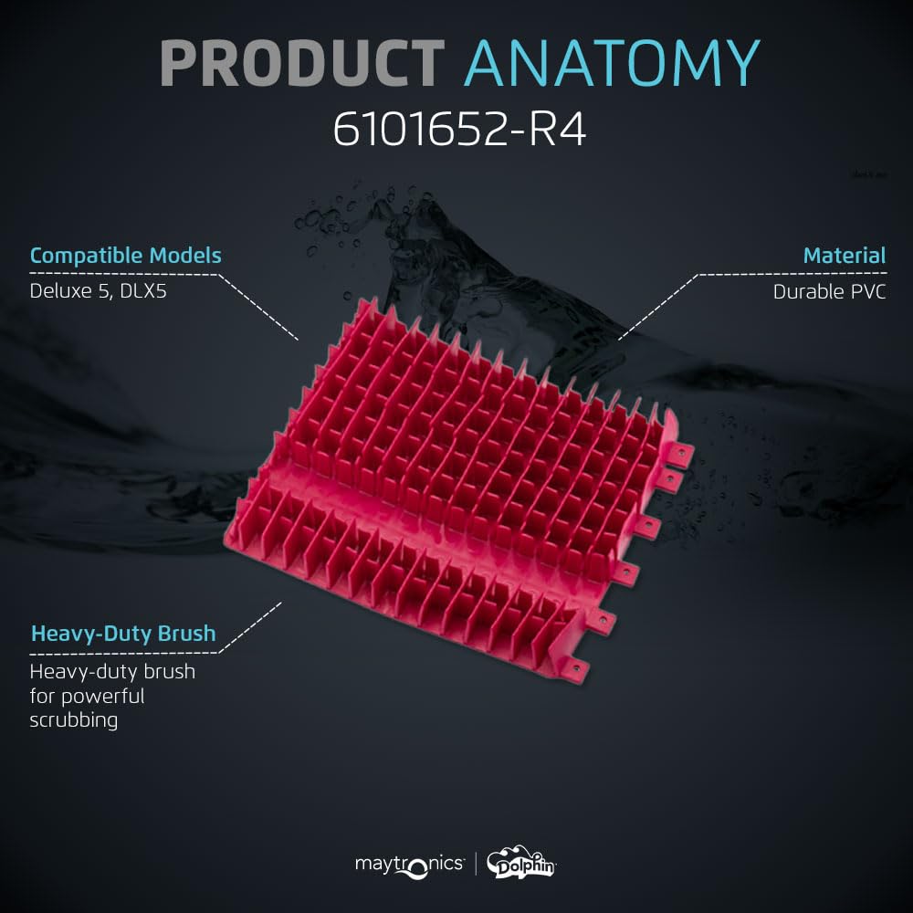 Dolphin Genuine Replacement Part β Front and Rear Magenta Brushes (4PK) β 6101652-R4