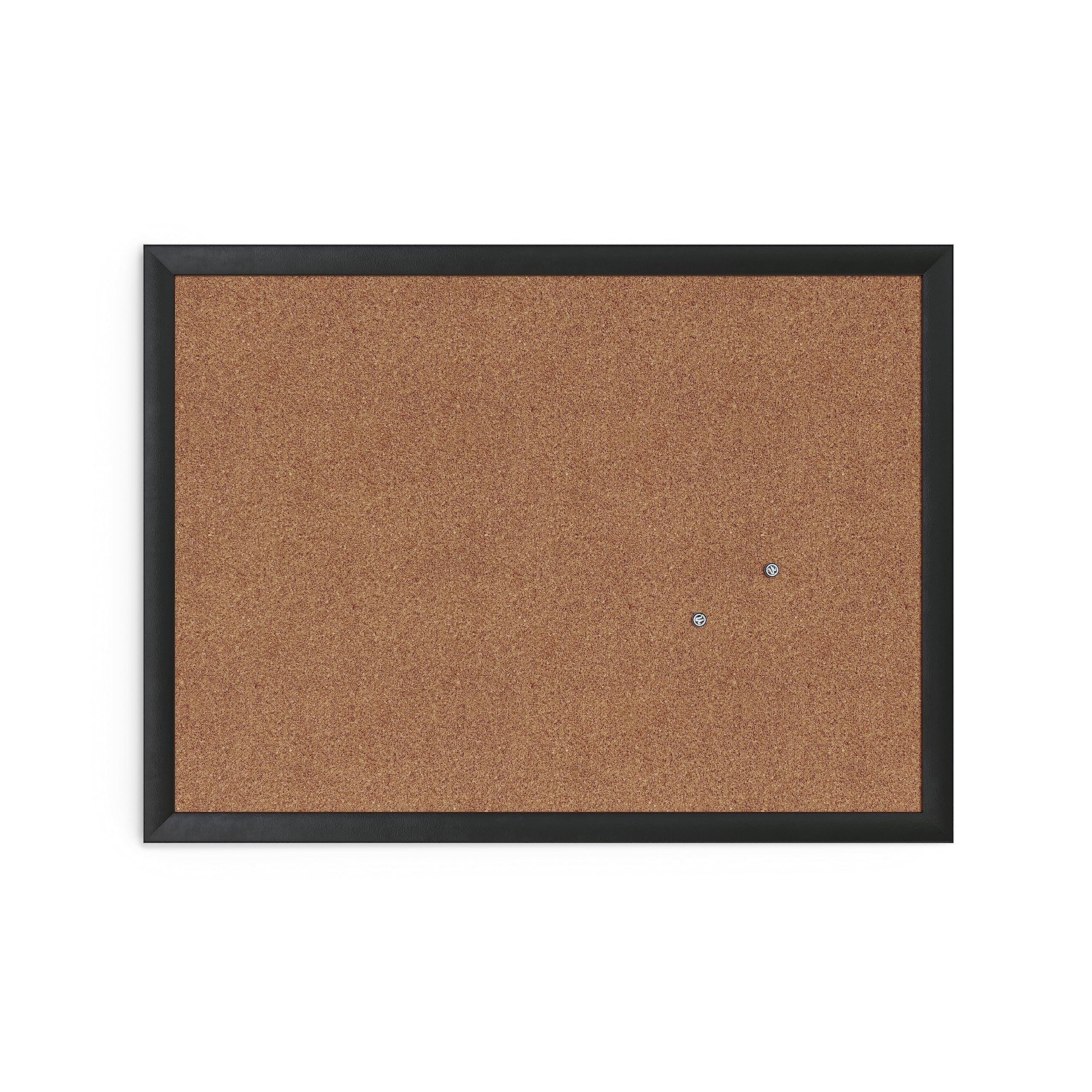 U Brands Cork Bulletin Board, 17" x 23", Black Wood Frame (026U00-01)