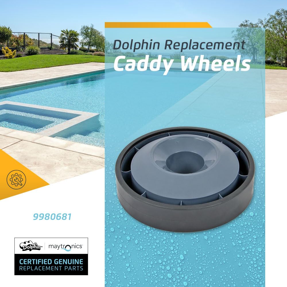 Dolphin Genuine Replacement Part β Wheel for Universal Caddy β 9980681