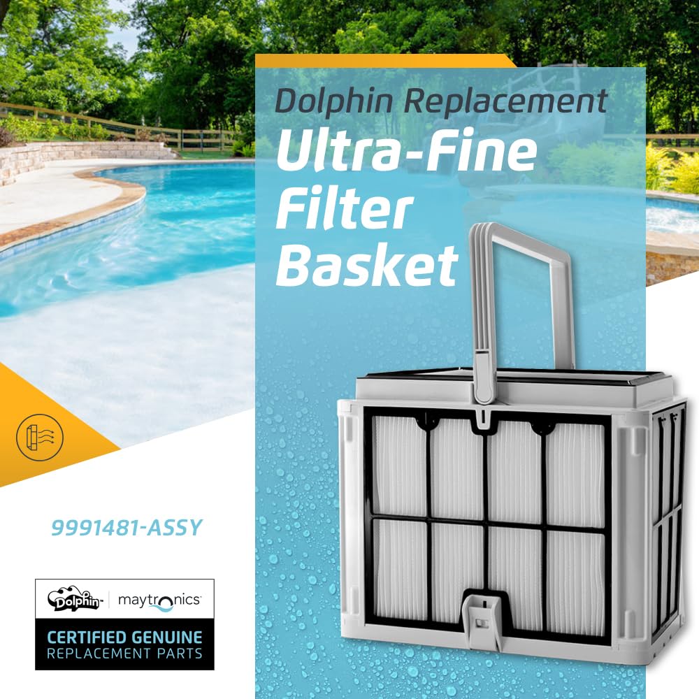 Dolphin Genuine Replacement Part — Ultra-Fine Filter Basket — 9991481-ASSY