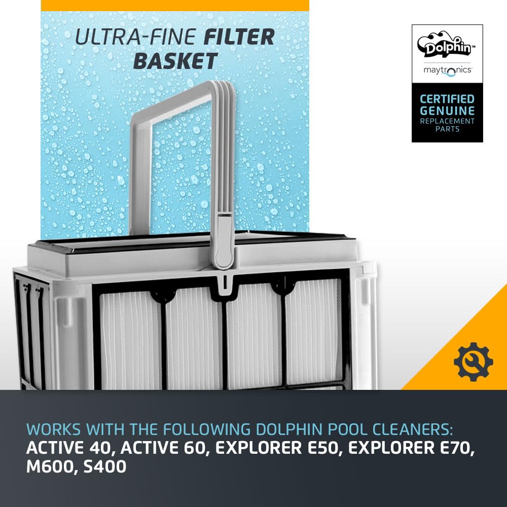 Dolphin Genuine Replacement Part — Ultra-Fine Filter Basket — 9991481-ASSY