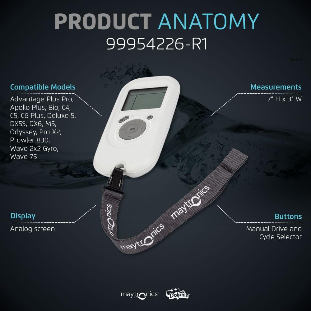 Dolphin Genuine Replacement Part — Pro Remote Control — Total Control of More Features from Your Hand — Part Number 99954226-R1
