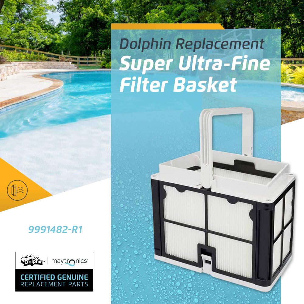 Dolphin Genuine Replacement Part β Super Ultra-Fine Filter Basket β 9991482-ASSY