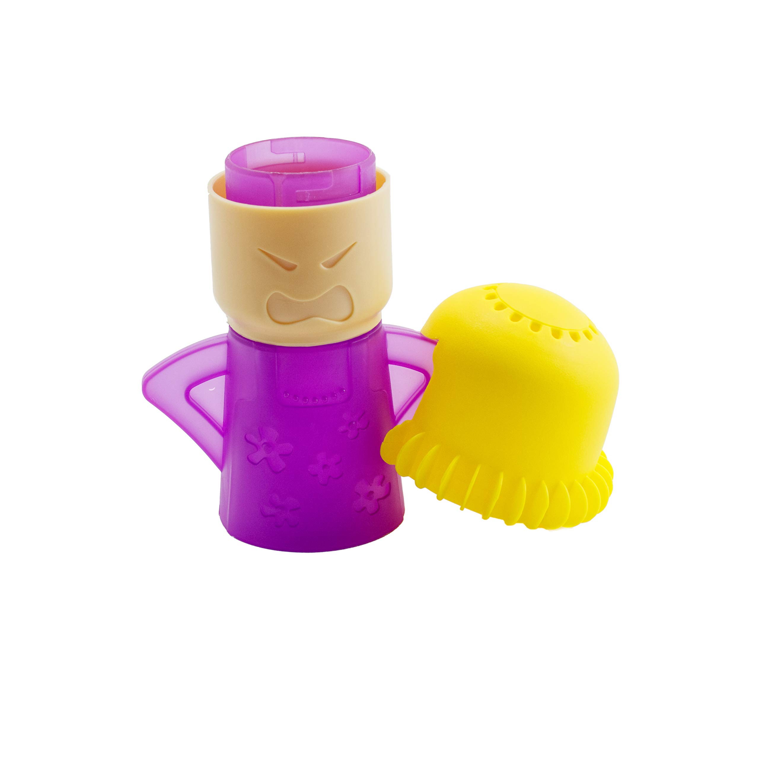 PPINA Microwave Cleaner Steam Angry mama Easily Cleans the Crud In Minutes. Fast Action Steam Kitchen Gadget,Just Add Vinegar and Water (purple)