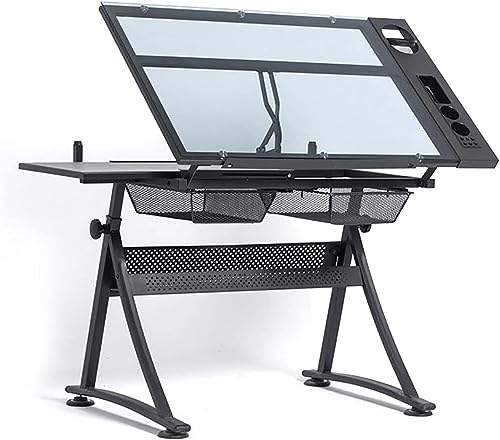 XiVue Drafting Tables American Children Adult Liftable Glass Drawing Table Art Work Table