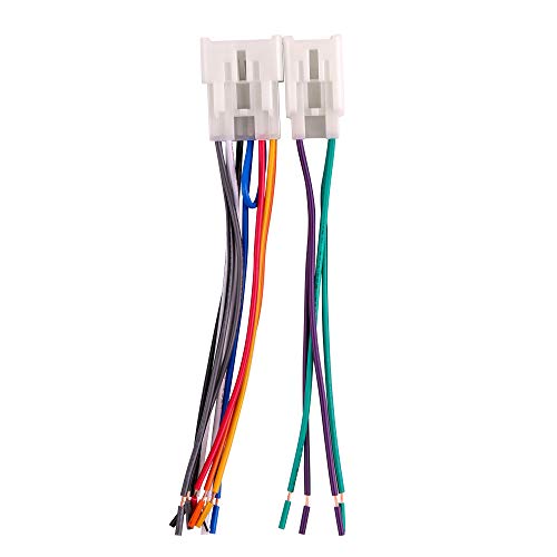 RDBS Car Wire Harness Use to Connect Aftermarket Stereo Receiver Fit for 1984-Up Toyota Vehicles
