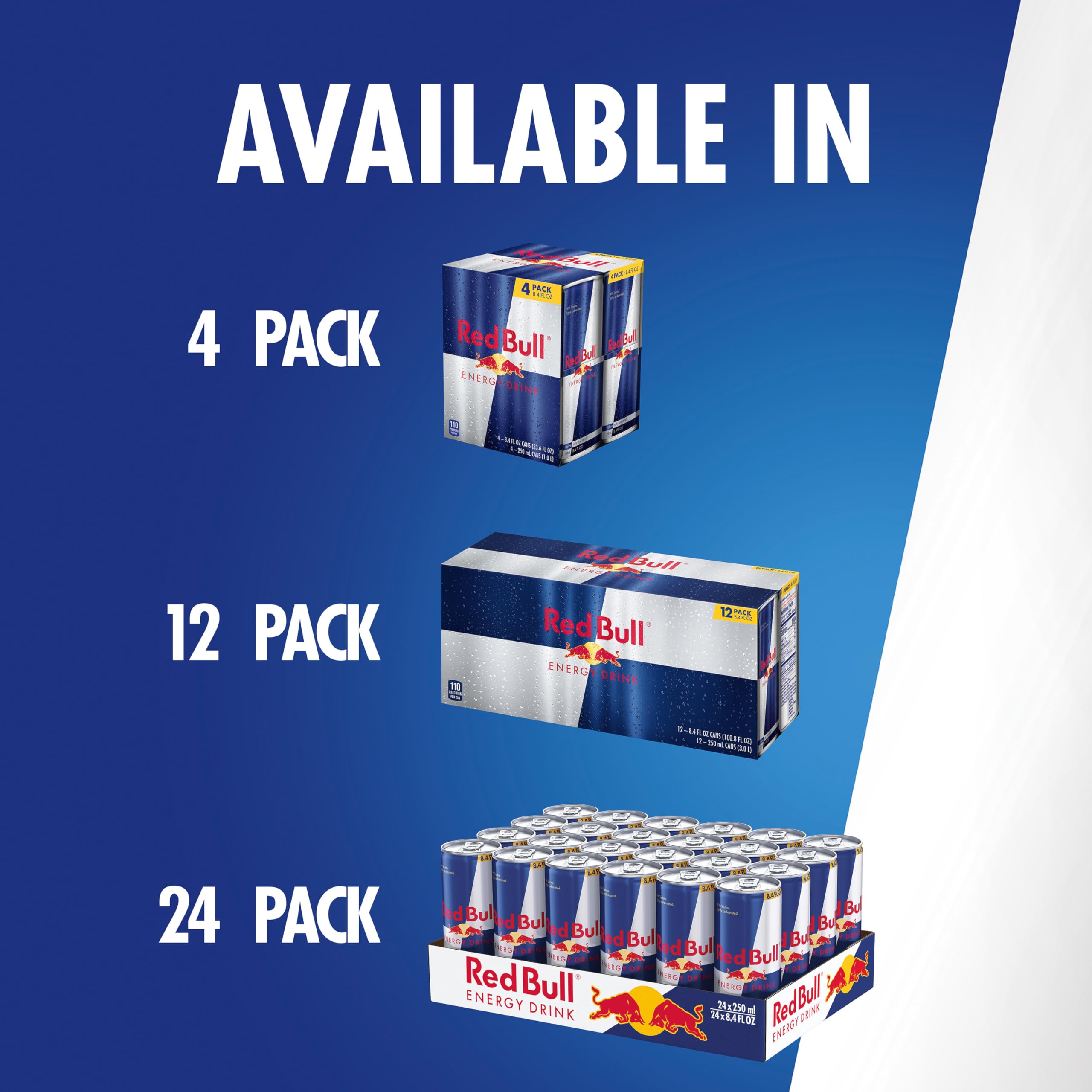 Red Bull Energy Drink, 8.4 Fl Oz (4 Pack)