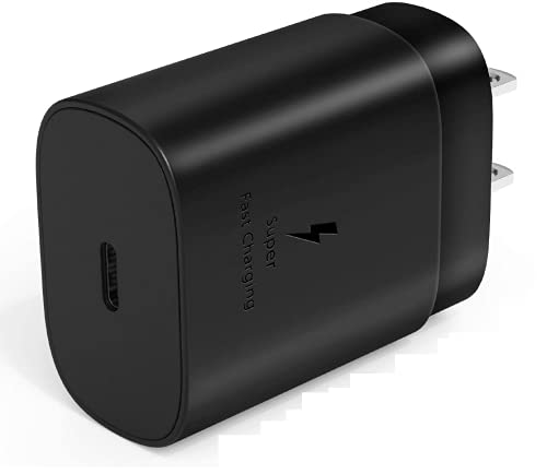 Fast Adaptive Wall Adapter 25W Charger for LG V60 ThinQ 5G UW with 4FT (1.2M) UrbanX USB C PD Charging and Data Transfer Cable - Black (US Version with Warranty)