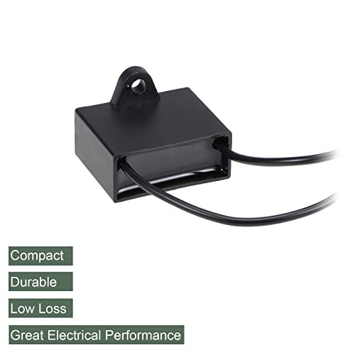 YOKIVE 5Pcs Ceiling Fan Capacitor CBB61, Metallized Polypropylene Film Capacitor Great for Fans Pumps Motors Running (1.8uF 450V AC 2 Wires 50/60Hz)