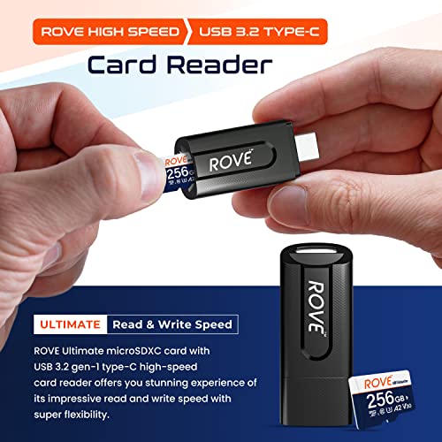 ROVE R2-4K Dash Cam | Hardwire Kit | 256GB Micro SD Card