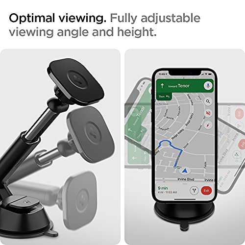 Spigen OneTap Pro Designed for Magsafe Wireless Car Charger Bundle with Spigen SteadiBoost 45W USB C Car Charger