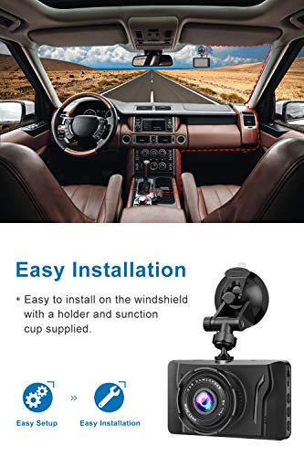 Dash Cam for Cars 1080P FHD Car Dash Camera CHORTAU 2023 New Version Car Camera Recorder 3Inch Screen Dashboard Camera with 170° Wide Angle, Super Night Vision, WDR, Loop Recording, Parking Monitor