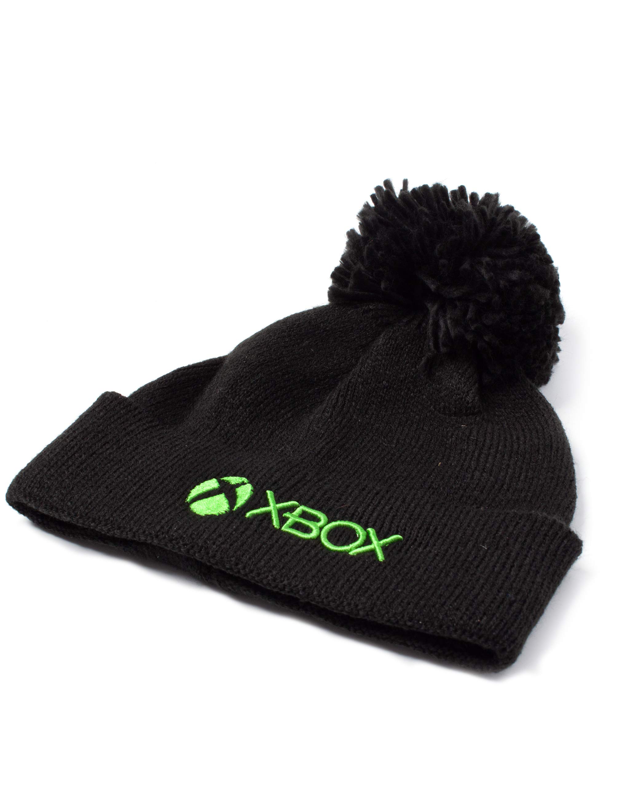 XBOX Bobble Hat for Kids Black Green Beanie Gamer Gift Merchandise