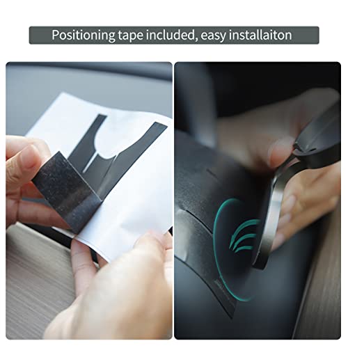 TPARTS Steering Wheel HUD Magnetic Cellphone Mount Phone Holder Stand for Tesla Model 3 / Model Y, Compatible with iPhone and Other 4.7-6.5'' Smartphones (TP200)