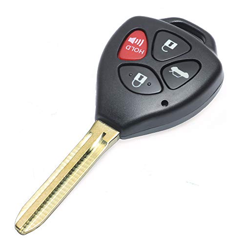 Beefunny 315MHz 4D67 Chip Upgraded Flip Remote Car Key Fob 4 Button for Toyota Camry Corolla Matrix Sienna Solara, for Pontanic Vibe GQ43VT14T (1)
