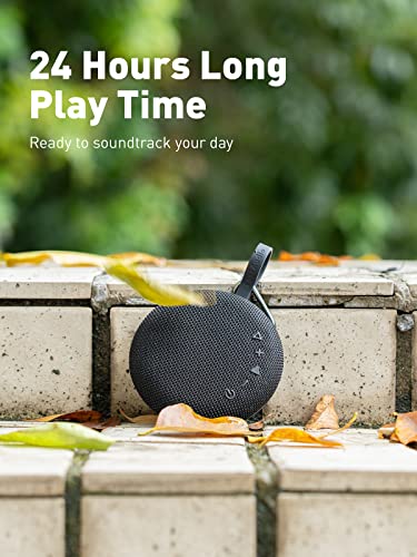Fosi Audio B2 Bluetooth Shower Speaker, IPX7 Waterproof Bluetooth Speaker with 24H Playtime, Supports TWS Stereo Sound Mode, Portable Speakers Bluetooth Wireless for Outdoor, Hiking, Camping, Boating