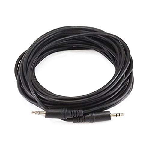 Monoprice Audio/Stereo Cable - 25 Feet - Black | 30.5 Meterm Plug/Plug Male/Male