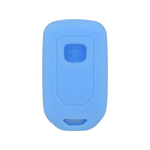 SEGADEN Silicone Cover Protector Case Holder Skin Jacket Compatible with HONDA 4+1 Hold Button 5 Buttons Smart Remote Key Fob CV4211 Light Blue