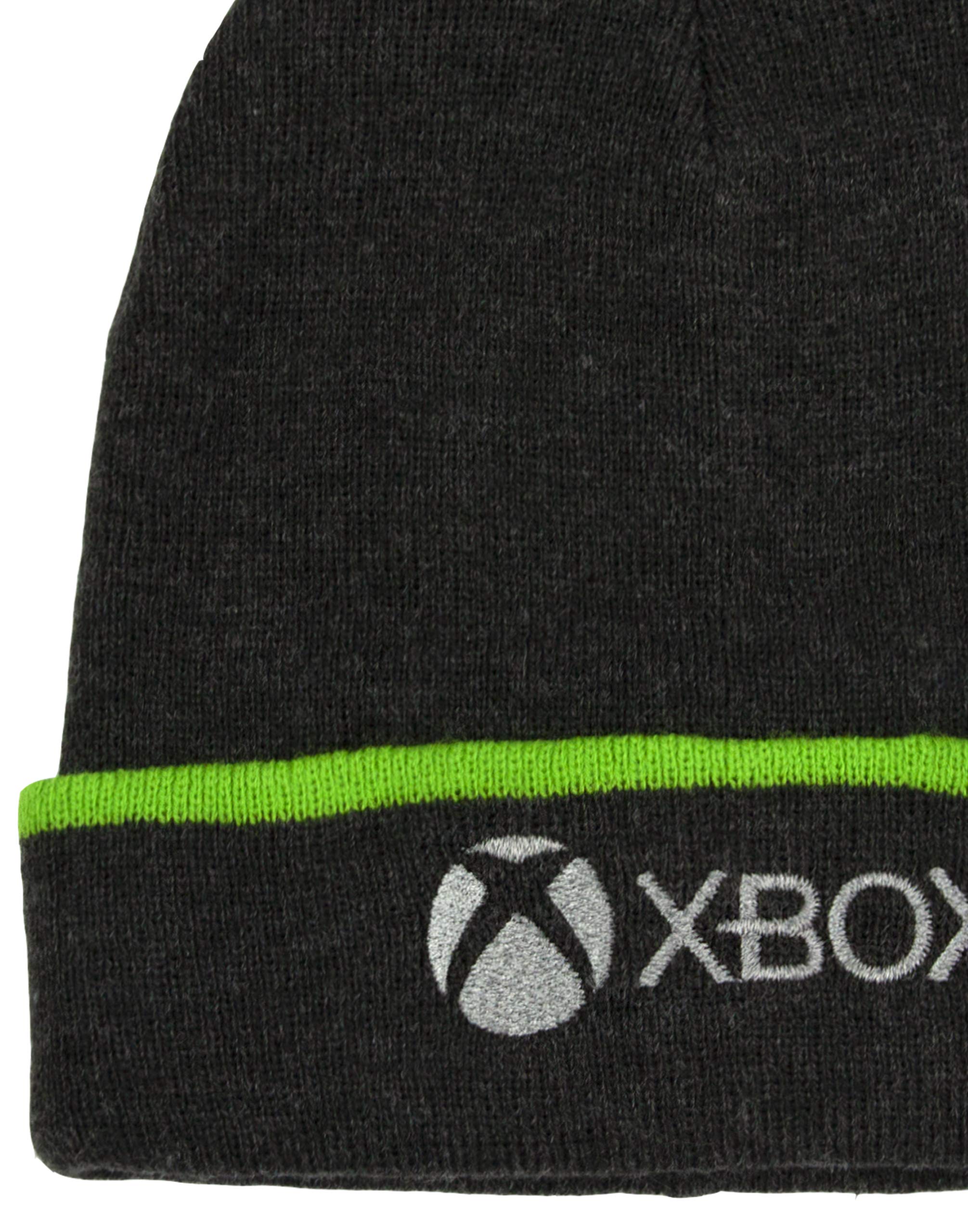 XBOX Beanie Hat for Kids & Teens Charcoal Woolly Cap Gamer Gift