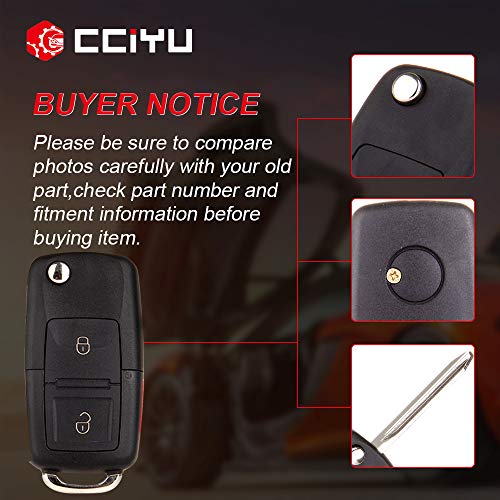 cciyu 1 X Replacement Keyless Entry Remote Control Car Key Fob 3 Buttons Replacement for 98-16 for Ford/for Lincoln/for Mazda/for Mercury Series CWTWB1U345