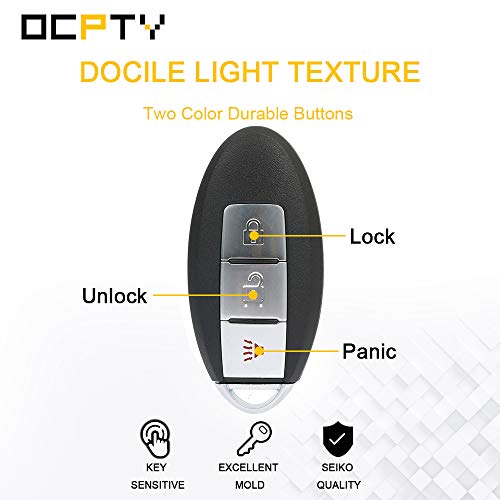 OCPTY 1X Keyless Entry Remote Control Key Fob Transmitter Replacement for Nissan for Sentra for Versa for Frontier for Murano for Pathfinder for Xterra 2002-2016 KBRASTU15 CWTWB1U415 CWTWB1U733