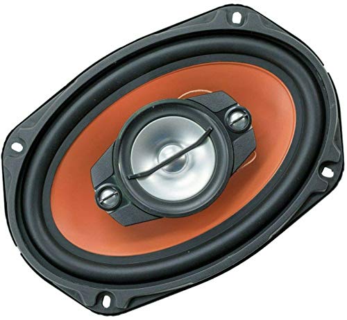 Audiobank 2X AB-790 6x9 -Inches 1000 Watts Peak Power for Pair and 300 Watt RMS Power 4-Way Car Audio Stereo Coaxial Speakers with 4 Ohm Ohm Impedance / 93dB/1w/1m