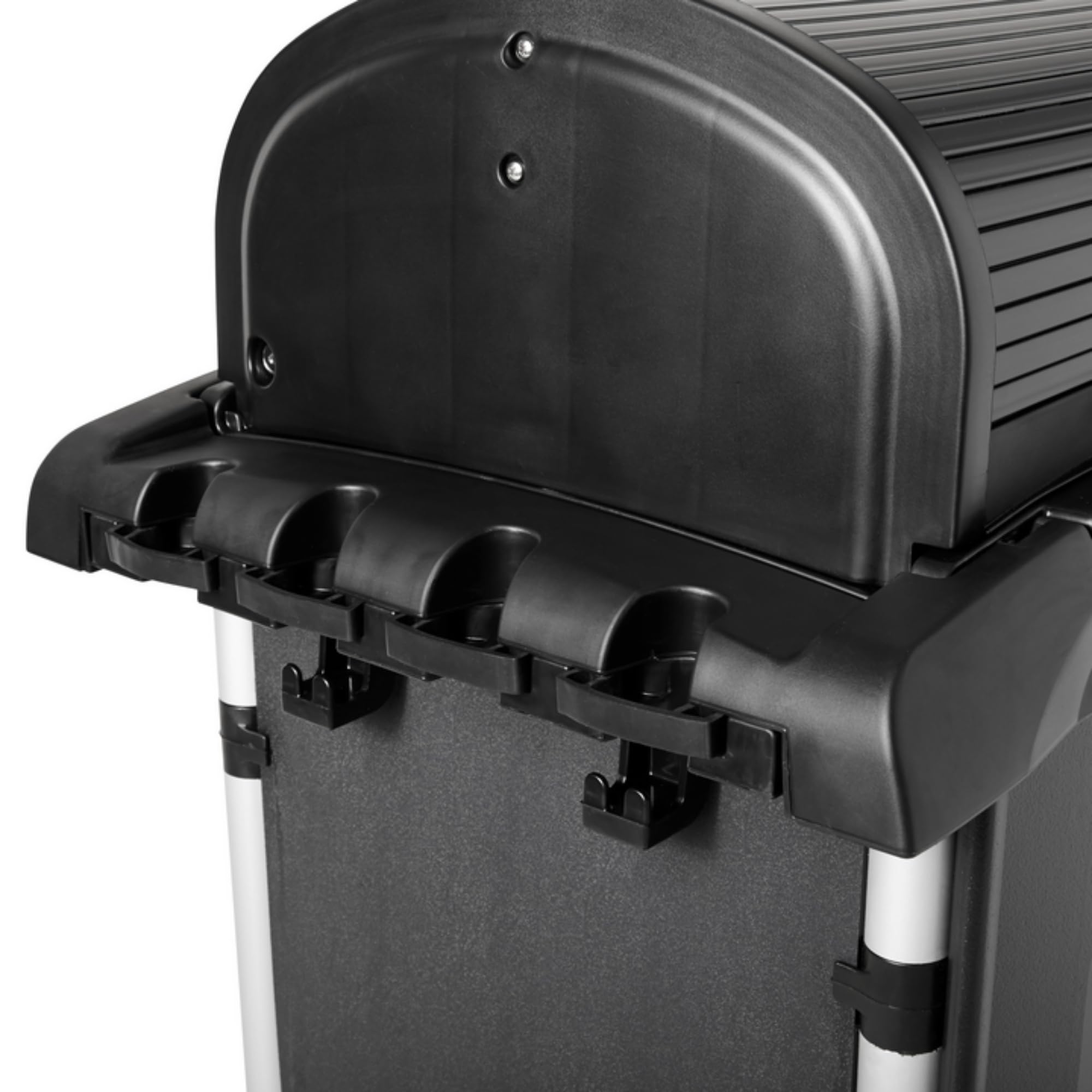 Rubbermaid Commercial Products Housekeeping Cart, 53-1/2-Inch Height, 48-1/4-Inch Length X 22-Inch Width, Black, FG9T7500BLA