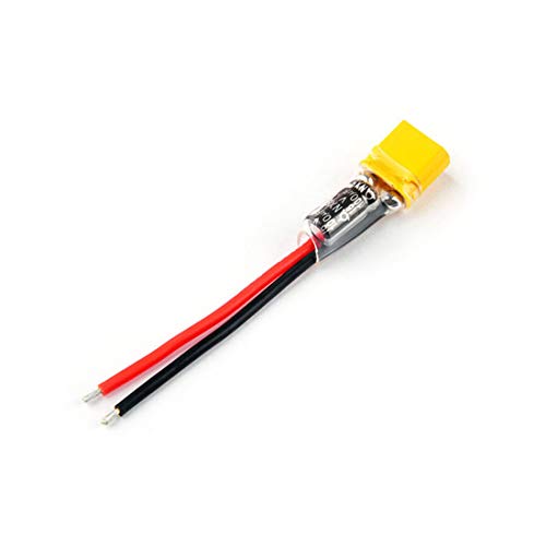 QWinOut XT30 Plug Pigtail Power Wire 100uF Capacitor for Mobula7 HD Sailfly-X TRASHCAN UR85 UR85HD Crazybee F3 / F4 PRO Parts (4 pcs)
