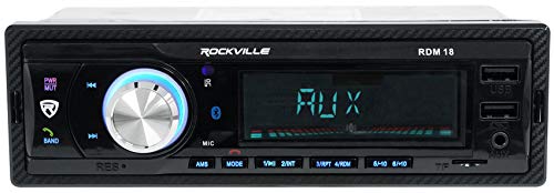 Rockville RDM18 in-Dash Car Digital Media Bluetooth AM/FM/MP3 USB/SD Receiver