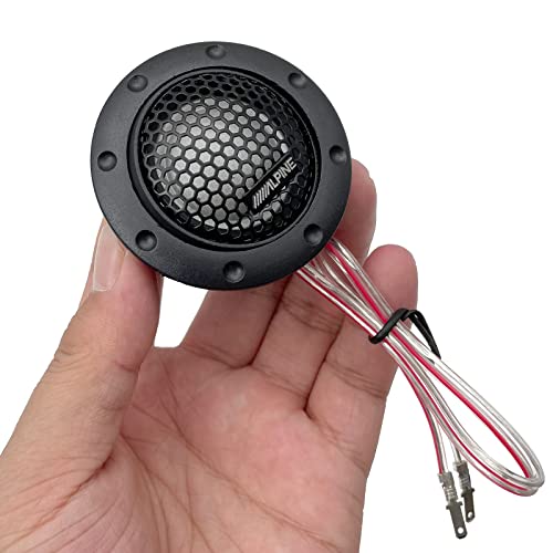 LYHLYA Car High Fidelity Stereo Speaker Tweeter - Car Modified Car Audio Silk Dome Tweeters