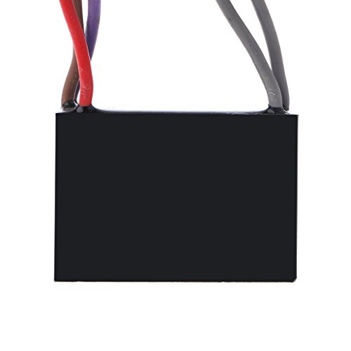 ANG-puneng 2Pcs CBB61 Ceiling Fan Capacitor Electrical Power Relay Connecting Capacitor 4.5uf+6uf+5uf 5 Wire 250V
