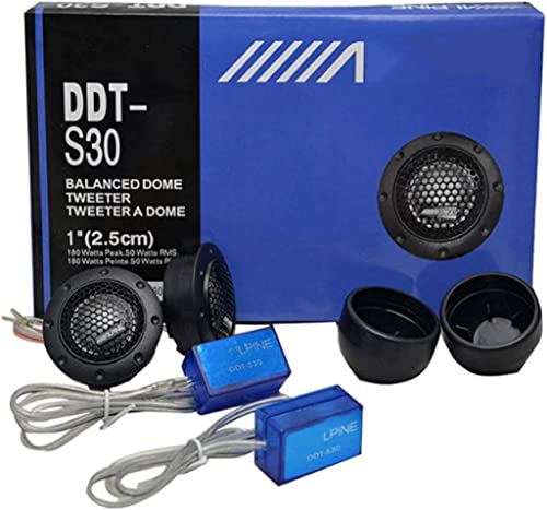 MACHSWON Professional car high Fidelity Stereo Speaker DDT-S30 Tweeter, car Modified car Audio Silk Dome Tweeters