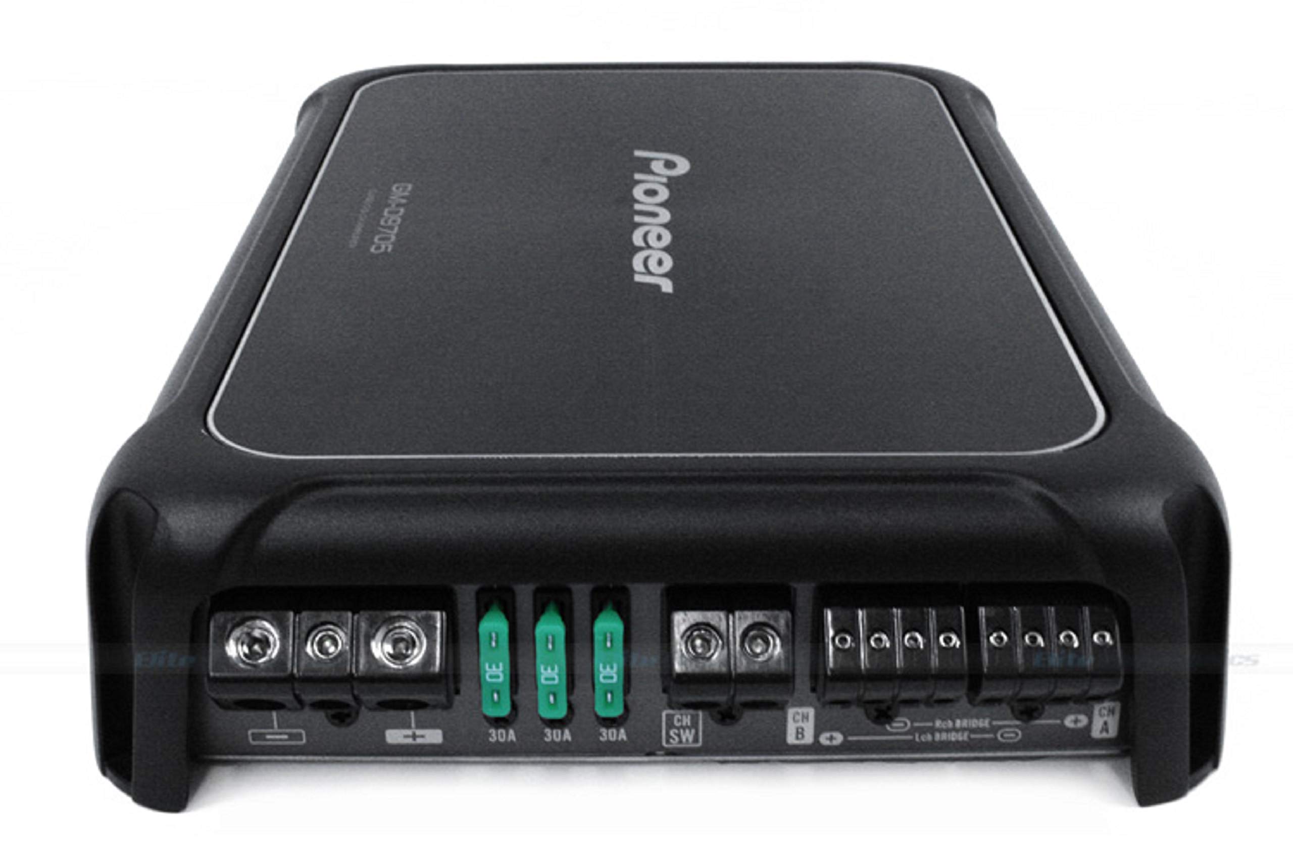 Pioneer GM-D9705 2000W Max 5-Channel GM Digital Champion Series Class-D Car Audio Stereo Amplifier w/ Wired Bass Boost Remote and Free Alphasonik Erabuds