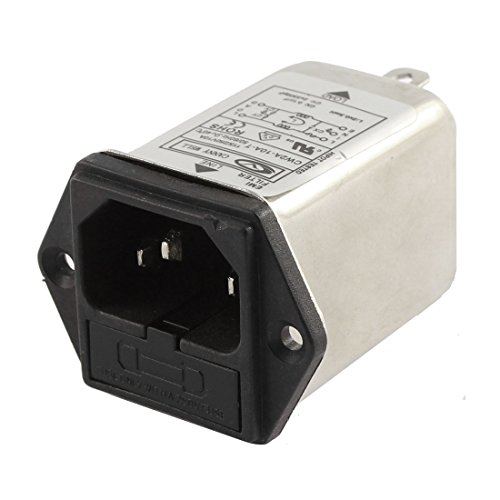 uxcell AC 115/250V 10A CW2A-10A-T Noise Suppressor Power EMI Filter