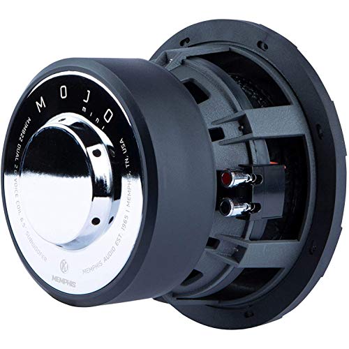 Memphis Audio MJM644 MOJO Series 6.5 Inch 700 Watt RMS 1,400 Watt Peak Dual Subwoofer Vehicle Car Audio System
