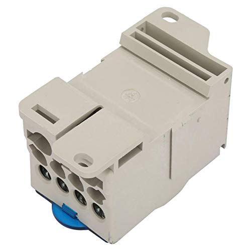 LANTRO JS 400A Din Rail Distribution Box, Din Rail Terminal Block Distribution Box Electric Wire Connector Universal Power Junction Box for Power Distribution Cabinets
