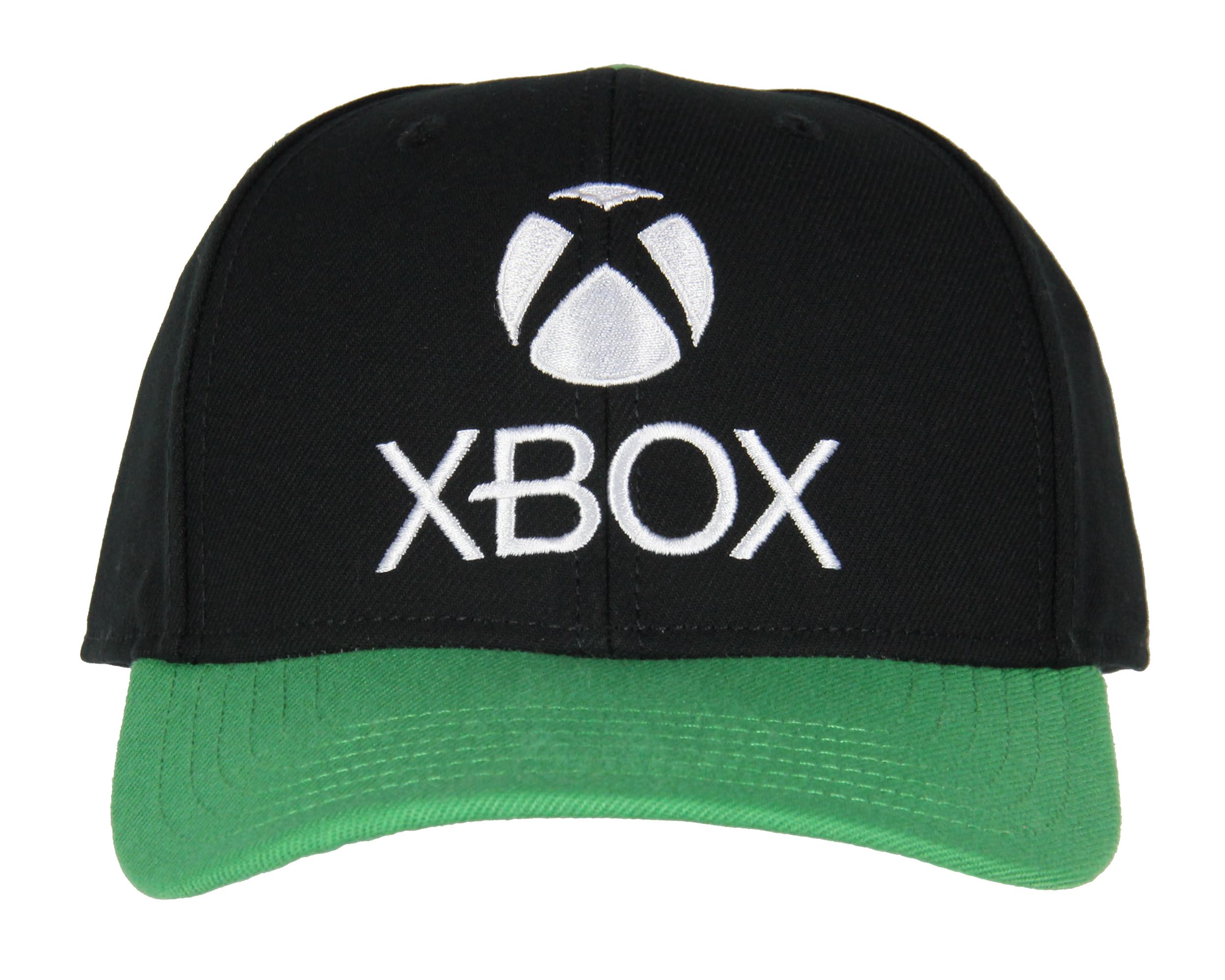 Xbox Mens' Gaming Logo Snapback Hat Adult Precurve Adjustable Hat Cap | Perfect for Everyday Wear and Video Game Fans Black