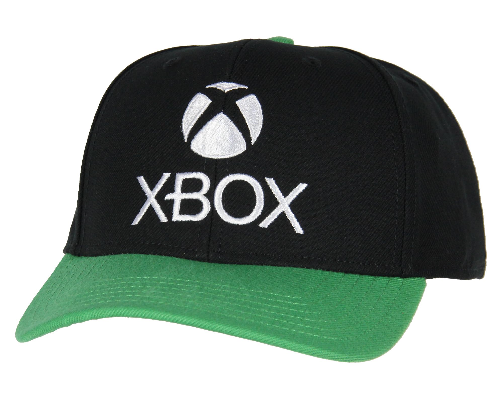 Xbox Mens' Gaming Logo Snapback Hat Adult Precurve Adjustable Hat Cap | Perfect for Everyday Wear and Video Game Fans Black