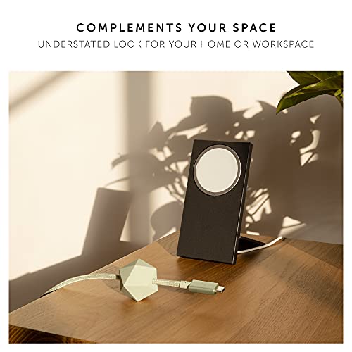 Native Union Rise Dock MagSafe Compatible - Premium Weighted Metal Stand for iPhone 14, 14 Plus, 14 Pro Max, iPhone 13 Pro Max β Compatible with MagSafe Charger