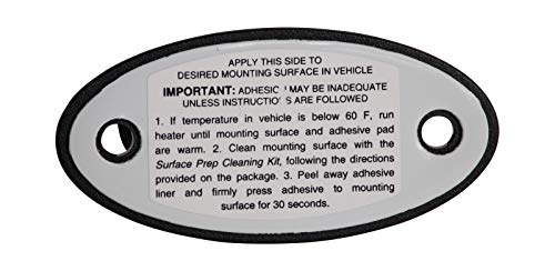2 Pack - SiriusXM Radio Adhesive Dash Swivel Mount with T-Notch and Screw Holes for Secure Mounting, Works with All Receivers with The T-Notch on The Cradle or Dock