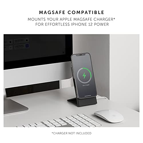 Native Union Rise Dock MagSafe Compatible - Premium Weighted Metal Stand for iPhone 14, 14 Plus, 14 Pro Max, iPhone 13 Pro Max β Compatible with MagSafe Charger