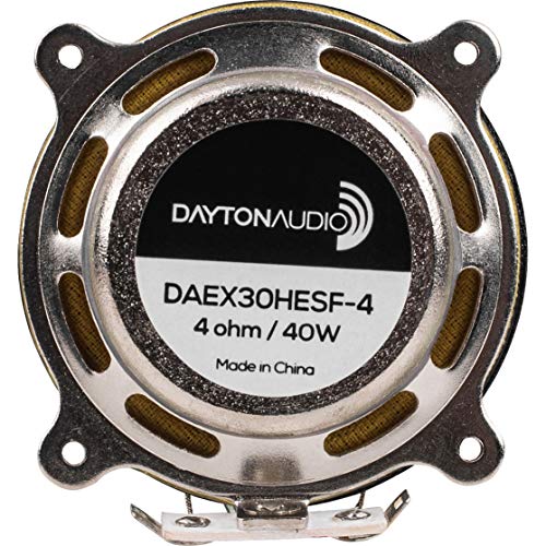 Dayton Audio DAEX30HESF-4 High Efficiency Steered Flux Exciter with Shielding 30mm 40W 4 Ohm