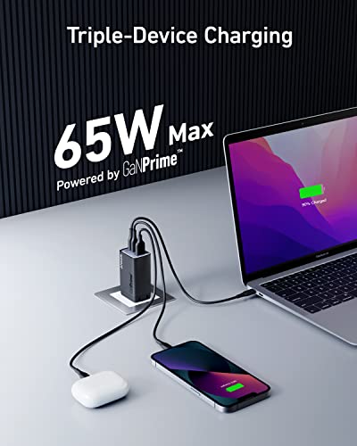 Anker USB C Charger, 7335 Charger Ganprime 65W and Anker GanPrime 65W Charging Station