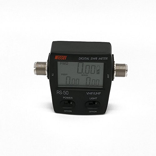 Youmei RS-50 Digital SWR/Watt Meter VHF/UHF 125-525MHz 120W for Two-Way Radio