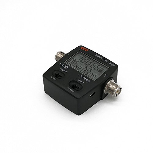 Youmei RS-50 Digital SWR/Watt Meter VHF/UHF 125-525MHz 120W for Two-Way Radio