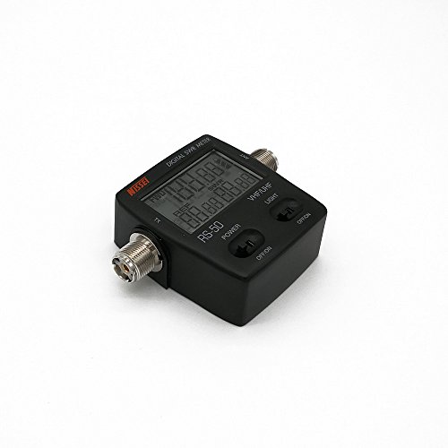 Youmei RS-50 Digital SWR/Watt Meter VHF/UHF 125-525MHz 120W for Two-Way Radio