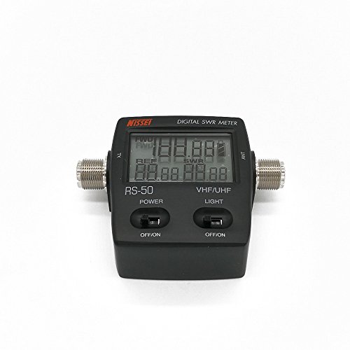 Youmei RS-50 Digital SWR/Watt Meter VHF/UHF 125-525MHz 120W for Two-Way Radio