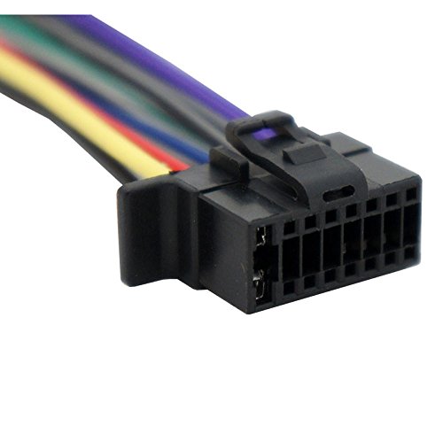 Harmony Audio Compatible with Sony MEX-BT3100P HA-SONY16B Aftermarket Stereo Radio Receiver Replacement Wire Harness Cable