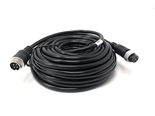 AccuGPS 30FT/10M Car 4Pin Aviation Video Extension Cable for, CCTV Rearview Camera